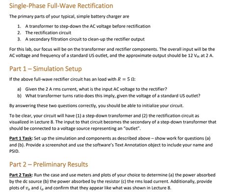 Solved Asking For Assistance On How To Set Up And Calculate For This Lab Using Psim Single