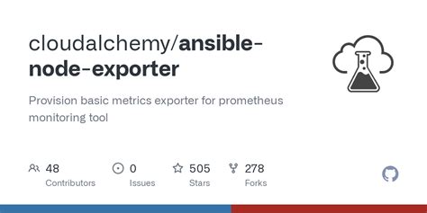 Github Cloudalchemyansible Node Exporter Provision Basic Metrics