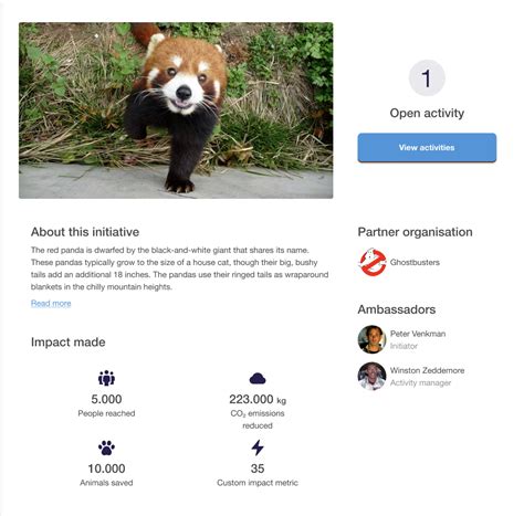 Impact Visualisation With Impact Statistics