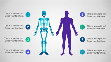 Skeleton Powerpoint Body SlideModel