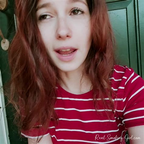 Smoking 5 Cigarettes In This Cute Red Dress Real Smoking