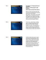 M3 Transcript Astronomical Observations Pdf Slide 1 Foundations Of
