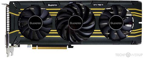 Leadtek Winfast Gtx 780 Ti Oc Triple Fan Specs Techpowerup Gpu Database