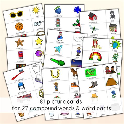 Blending And Segmenting Compound Words Games And Activities For Phonological Awareness Made By