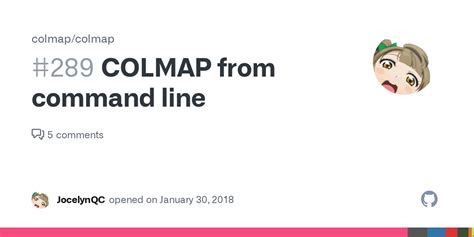 Colmap From Command Line · Issue 289 · Colmapcolmap · Github