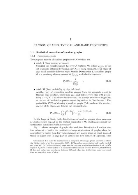 pdf random graphs typical and rare propertiesmonasson netadis lecture1 pdf · 1 2 typical