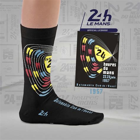 Poster Socks Pack Heel Tread X 24h Le Mans Size M