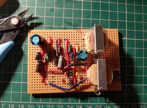 Prototype Veroboard Amp Circuit Yonderbosk Creations