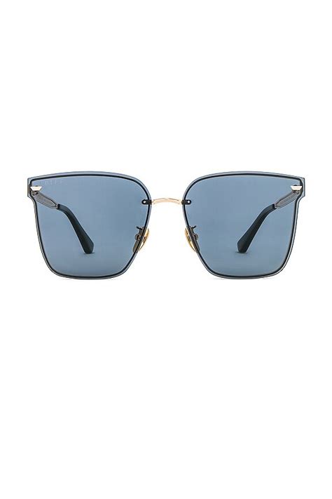 Diff Eyewear Bella V In Gold And Grey Polarized Revolve