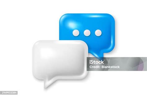 말풍선 3d 아이콘입니다 줄임표 아이콘이 있는 채팅 댓글입니다 Talk 메시지 상자 소셜 미디어 대화 상자 배너 벡터 0명에 대한 스톡 벡터 아트 및 기타 이미지 Istock