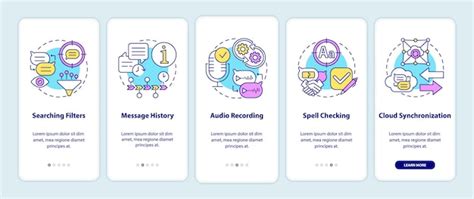 premium vector app developer skills onboarding mobile app page screen