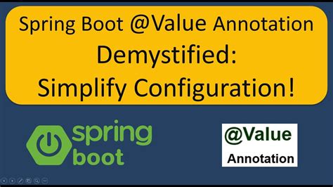 Mastering Value Annotation In Spring Boot Configuration Made Easy