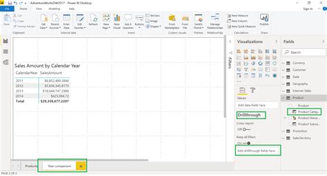 Drillthrough Report In Power Bi Simple Sql Bi Blogs