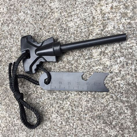 ไม้ขีดไฟแบบพกพาแถบแมกนีเซียมไฟแช็กอุปกรณ์ตั้งแคมป์กลางแจ้ง Guliang630976 Thaipick