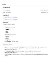 LAB Lock And Unlock A User Account LINUX Pdf Lab Report Your Performance Your Score 0 Of 2