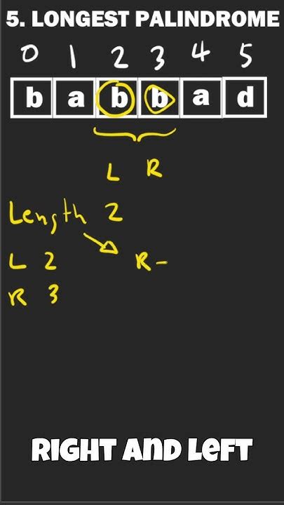 How To Solve Leetcode 5 Longest Palindrome Youtube