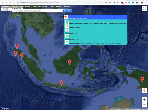 Source Code Gis Informasi Gempa Dengan Php Source Code