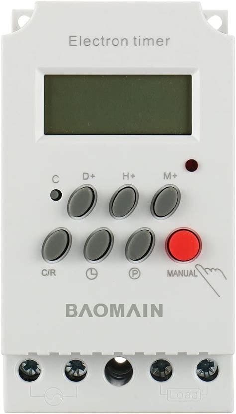 Ac 85 265v 30a Timer Switches Tm919bk Digital Timer 24hours 7days Programmable