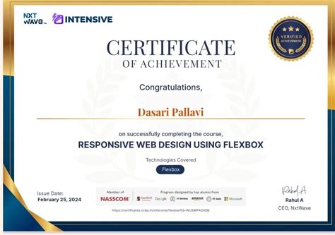 Pallavi Dasari On Linkedin Day144 Nxtwave Ccbp