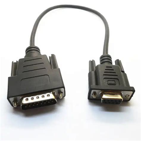 Db15 Male Connector To Db9 Female Rs232 Serial Cable