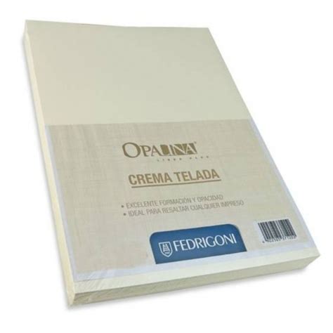 Opalina A4 225g Telada Crema Fedrigoni X100 Hay De Todito