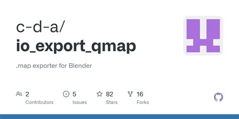 GitHub C D A Io Export Qmap Map Exporter For Blender