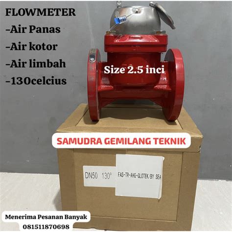 Jual Flow Meter Limbah 25 Inch 130 C 65mm Sewage Flow Meter Dn65 2