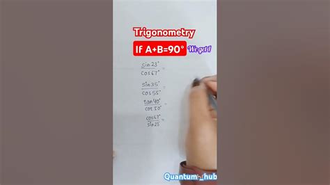Trignometrytricks Maths Matheducation Quantumhub Youtube