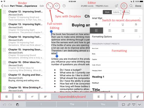 Scrivener IOS An Elegant Writing App Released Today InkIT Publishing