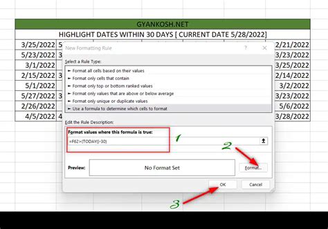 Use Conditional Formatting On Dates In Excel Multiple Conditions Shown