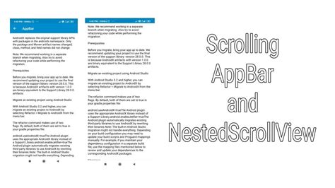Scrolling Appbarlayout And Nestedscrollview In Sketchware Youtube