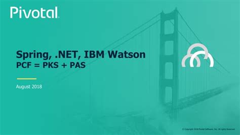running spring and ibm watson voice on pcf 2 0 ppt