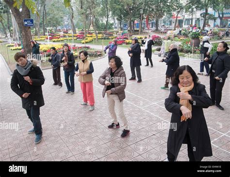 Adultmatureelderlyoldpeopledancefitaerobics Exercise Class