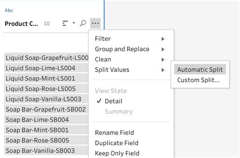 How To Split Data Fields