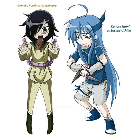 Naruto Moe Girls Tomoko And Konata Shinobi By Jmantime Is Here On