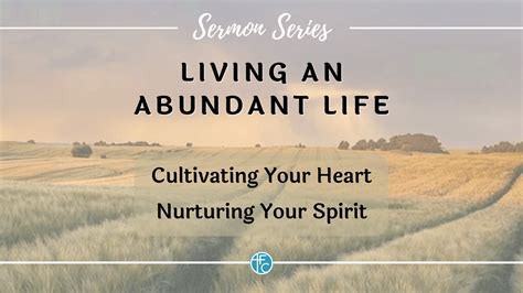 Living An Abundant Life — Faith Chapel