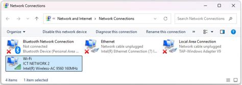 Ncpacpl Command To Open Network Connections Wifi And Lan Devices On