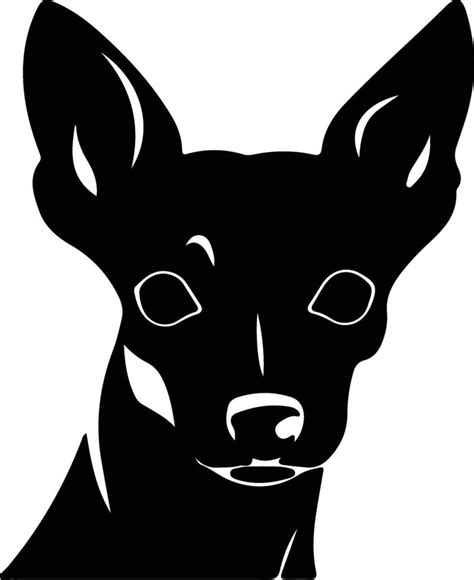 Miniature Pinscher Silhouette Portrait 38828676 Vector Art At Vecteezy