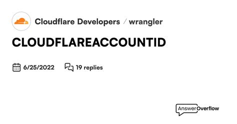 `cloudflare account id` cloudflare developers