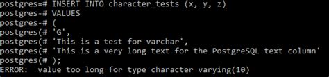 Postgresql Difference Between Char Varchar And Text Geeksforgeeks
