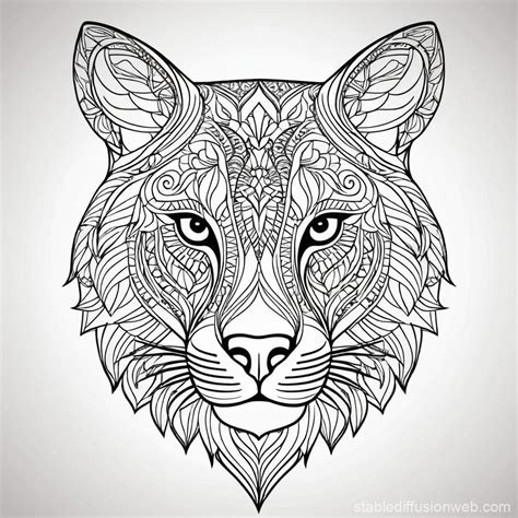Stylish Papercut Animal Face Design Stable Diffusion Online