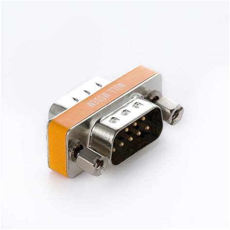 Getuscart Db9 Null Modem Adapter Male To Male 2 Pack