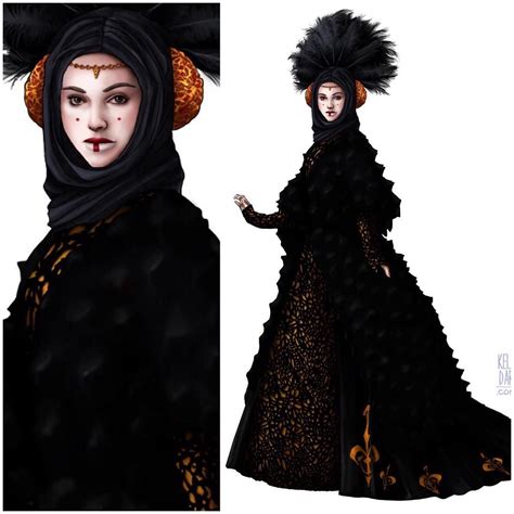 My Wife Cosplays As Queen Amidala And I Am Trying To Find A Cool Art Piece Of Her In This Dress