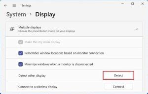 Dual Monitors Not Detected Try These Fixes