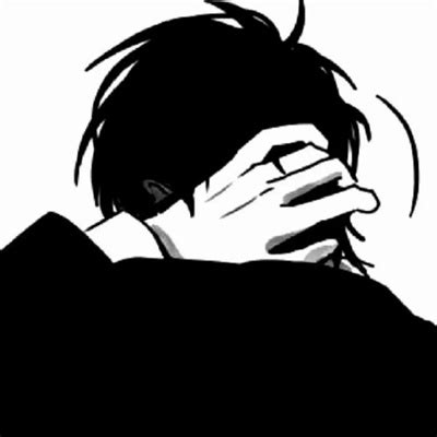 日系ins个性漫画头像黑白合集 黑白系眼睛部位动漫高清男生头像 动漫头像 美头网