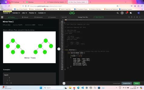 menaka a on linkedin geekstreak2024 geeksforgeeks deutschebank