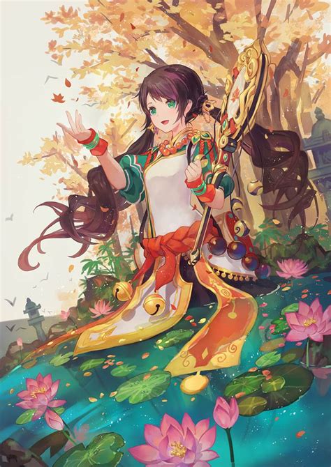 春 插画师Criin的女孩插画图片 BoBoPic