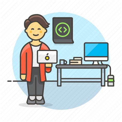 Coder Coding Html Pc Tablet Web Desk Icon Download On Iconfinder