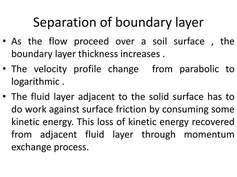 Separation Of Boundary Layer PPTX