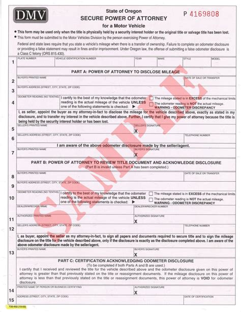 Oregon Dmv Forms Online Flywheel Nw